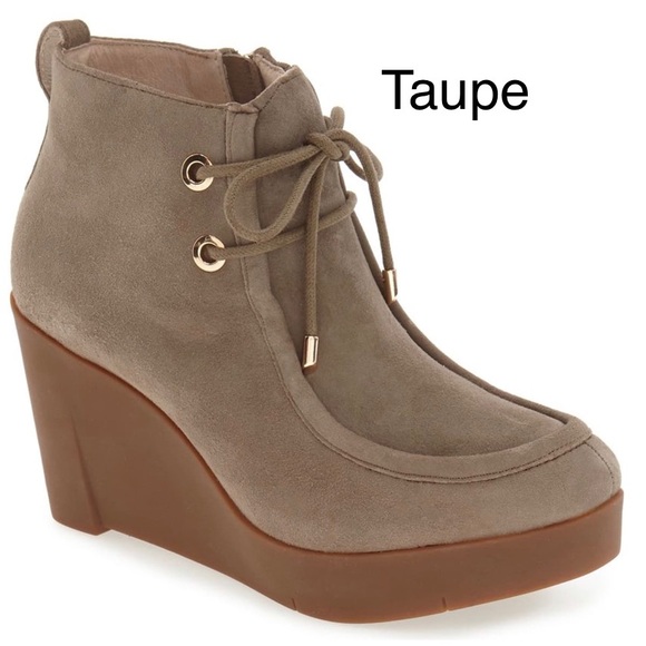 Urban Outfitters | Shoes | Distressed Rust Lug Sole Wedge Tall Ankle ...